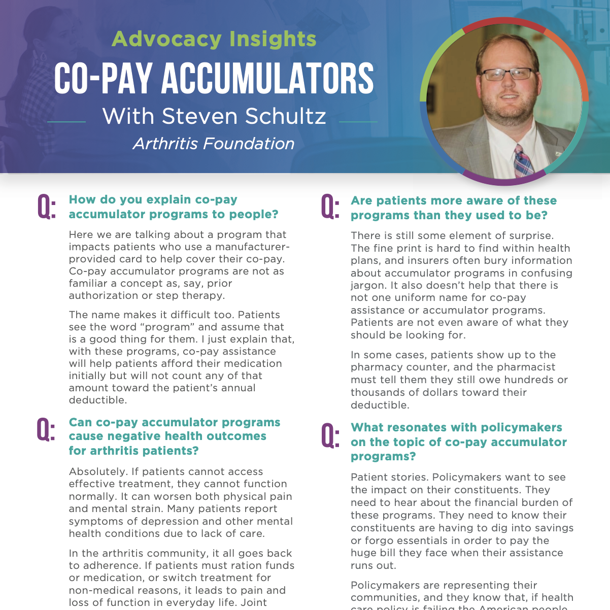 Advocacy Insights: Copay Accumulators - Alliance for Patient Access